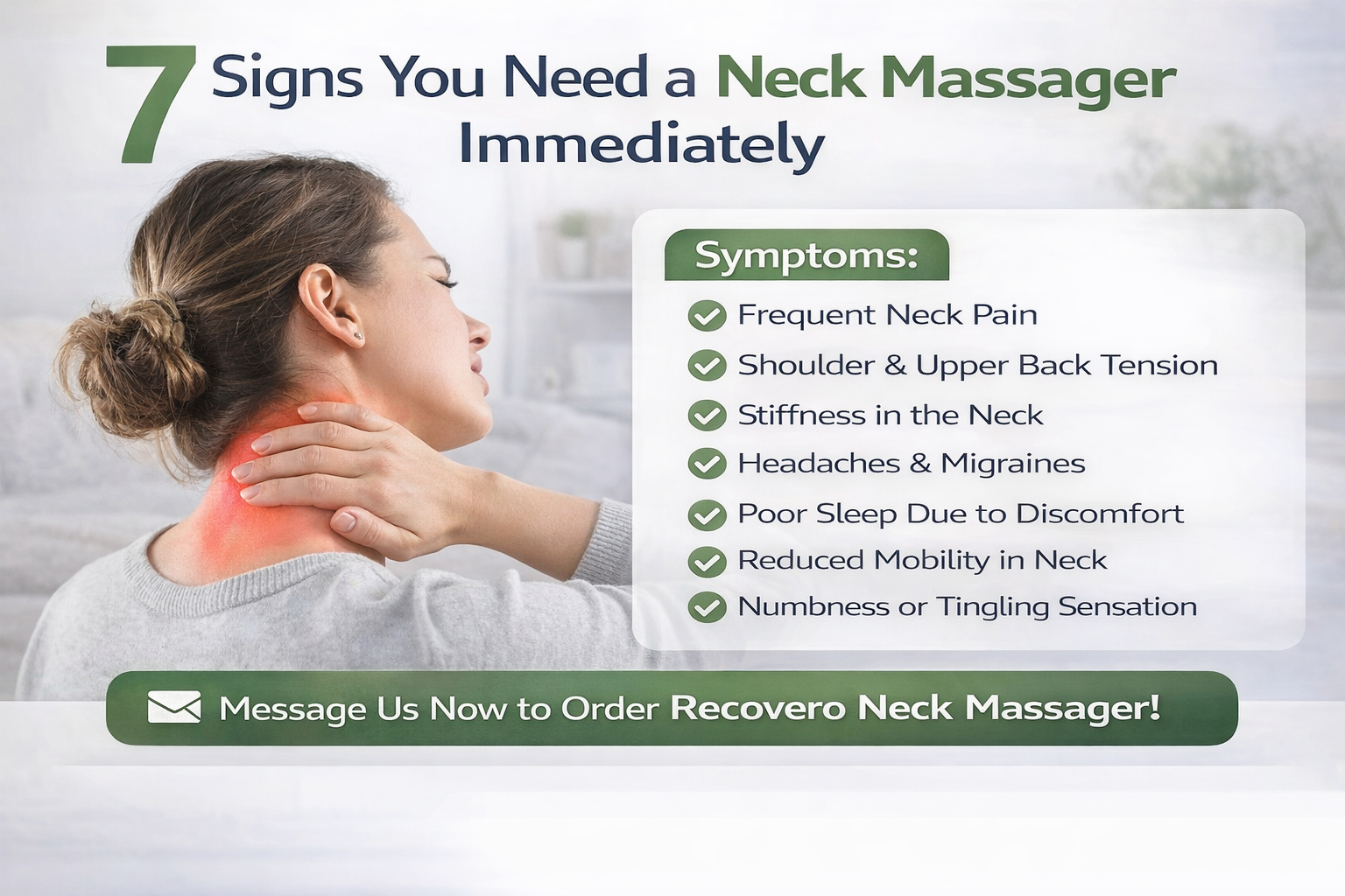 7 Signs You Need a Neck Massager Immediately – Recovero